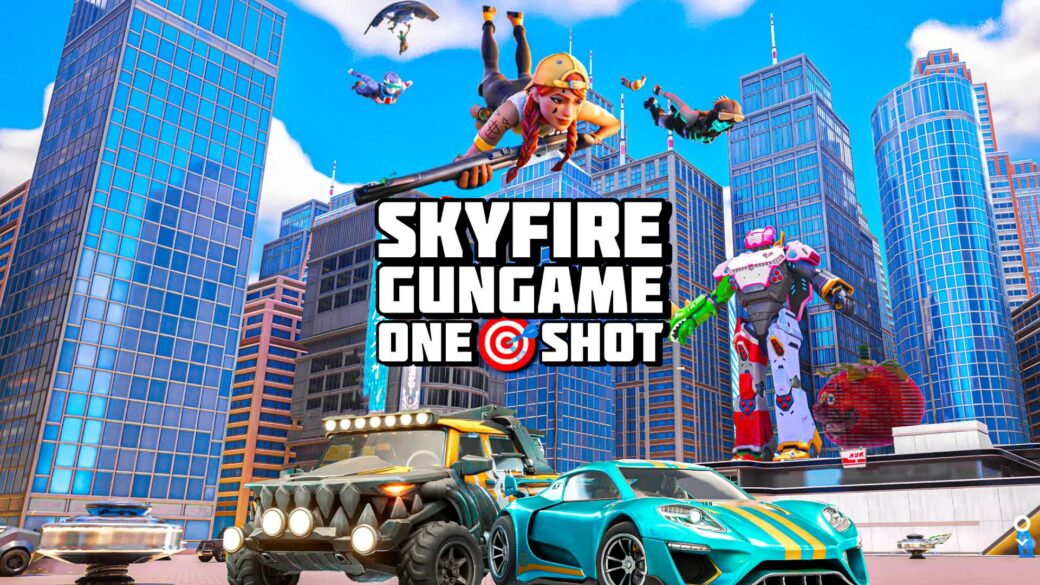 SKYFIRE GUN GAME ONE SHOT 🎯 [ dun ] – Fortnite Creative Map Code