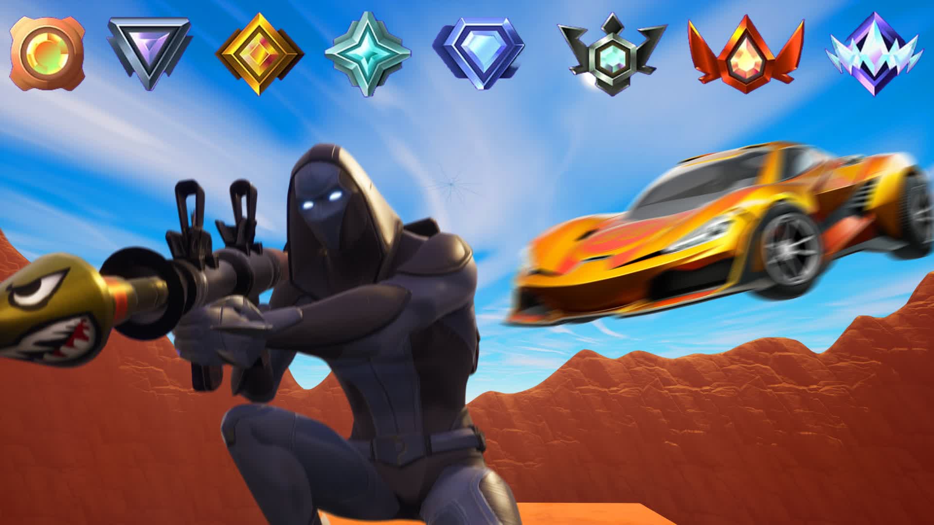 Flying Cars VS RPG [ lzrl7 ] – Fortnite Creative Map Code