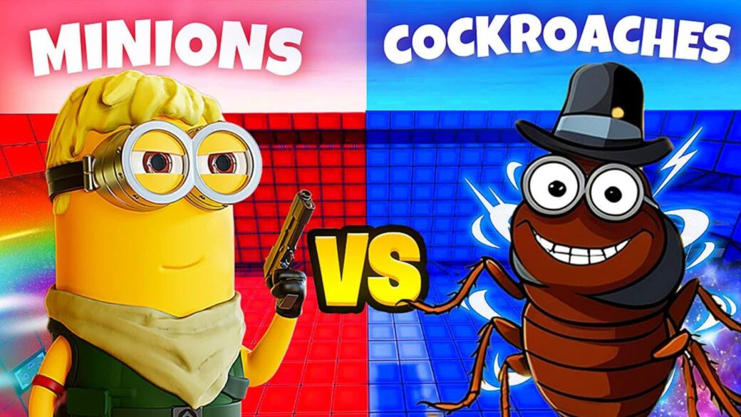 MINIONS VS COCKROACHES RED VS BLUE PVP [ twoc ] – Fortnite Creative Map ...