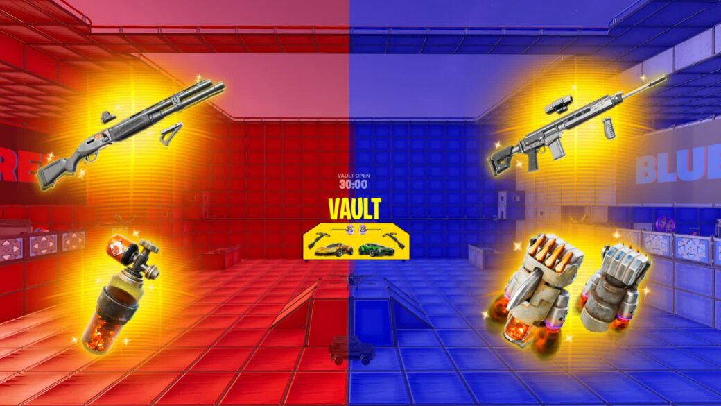 🌟FUN RED VS BLUE🔴🔵 [ lepczyk ] – Fortnite Creative Map Code