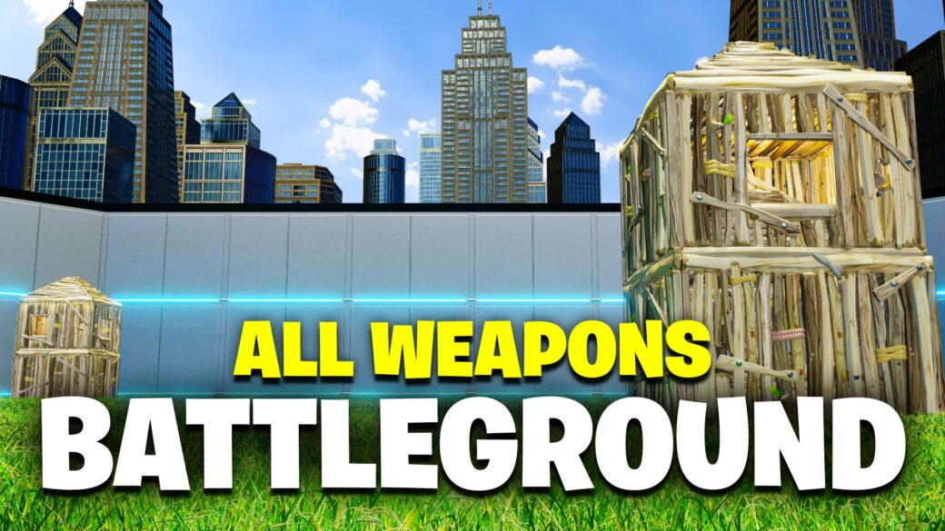 BATTLEGROUND - ALL WEAPONS 💥 [ spaze ] – Fortnite Creative Map Code