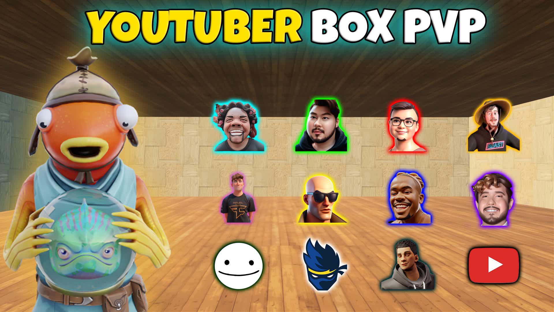 🔥Youtuber BOX PVP📦 [ kentaw ] – Fortnite Creative Map Code