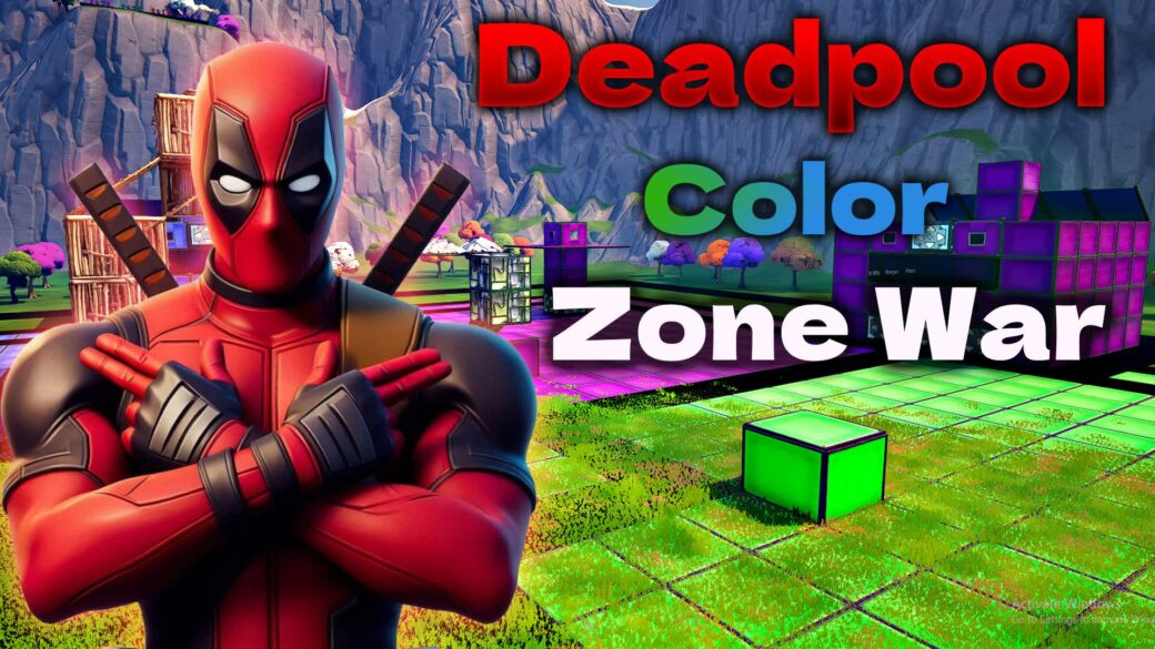 🔥🔴Deadpool Color Zone War🔵🔴 [ vfire ] – Fortnite Creative Map Code