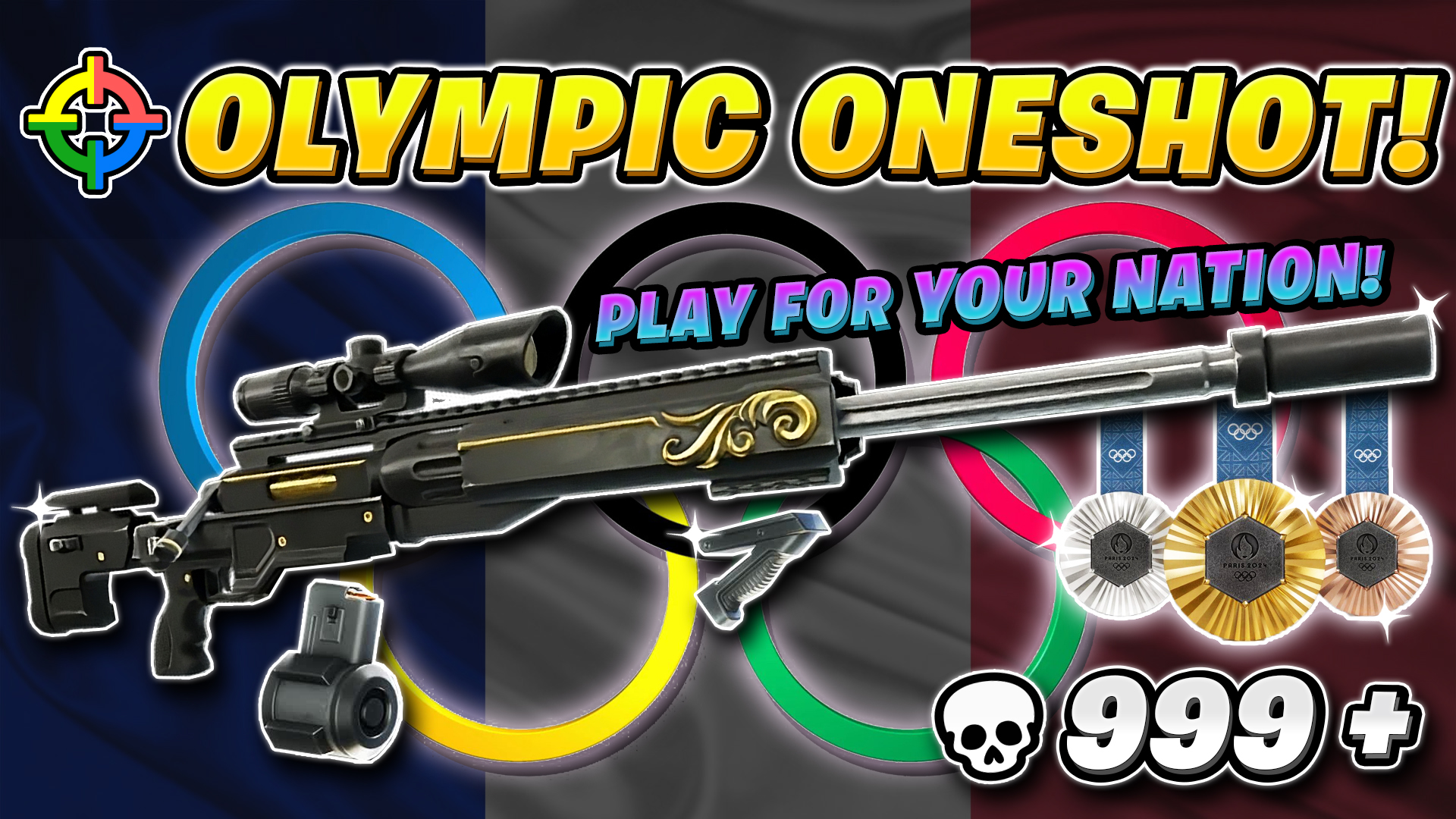 🎯OLYMPICS ONE SHOT 💥ALL NATIONS 2024 [ engineers ] – Fortnite Creative ...