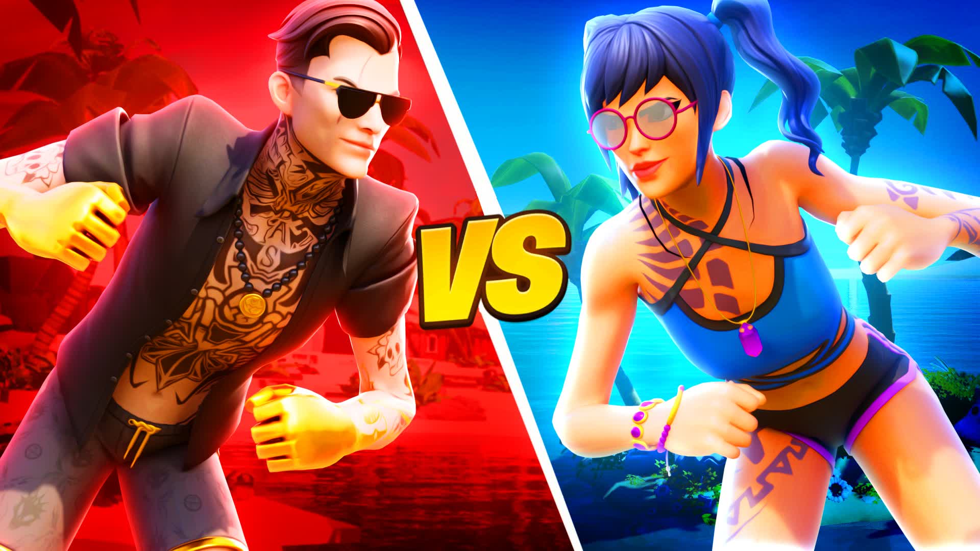 🏝️MEGA SUMMER RED VS BLUE 🍉🌊 [ summer_rvb ] – Fortnite Creative Map Code