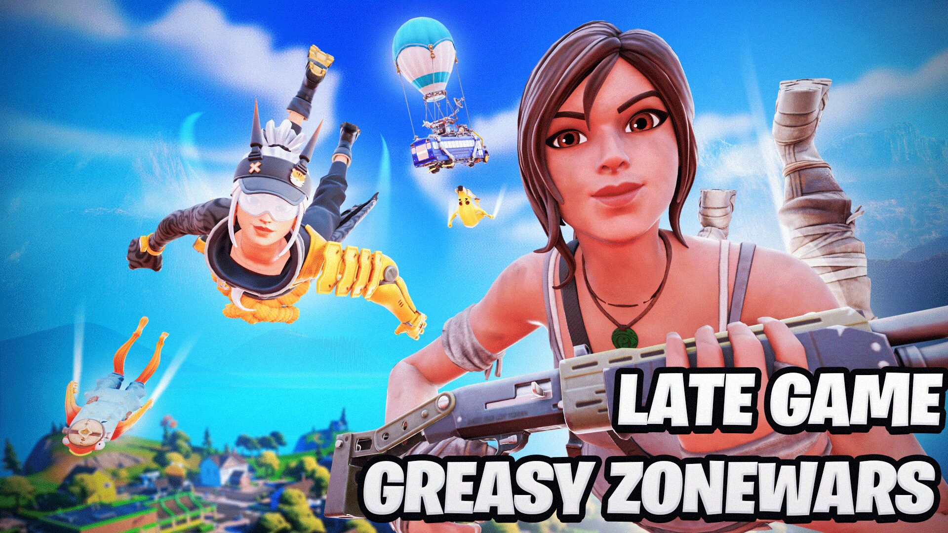 Late Game Greasy ZoneWars [ a_neckel ] – Fortnite Creative Map Code