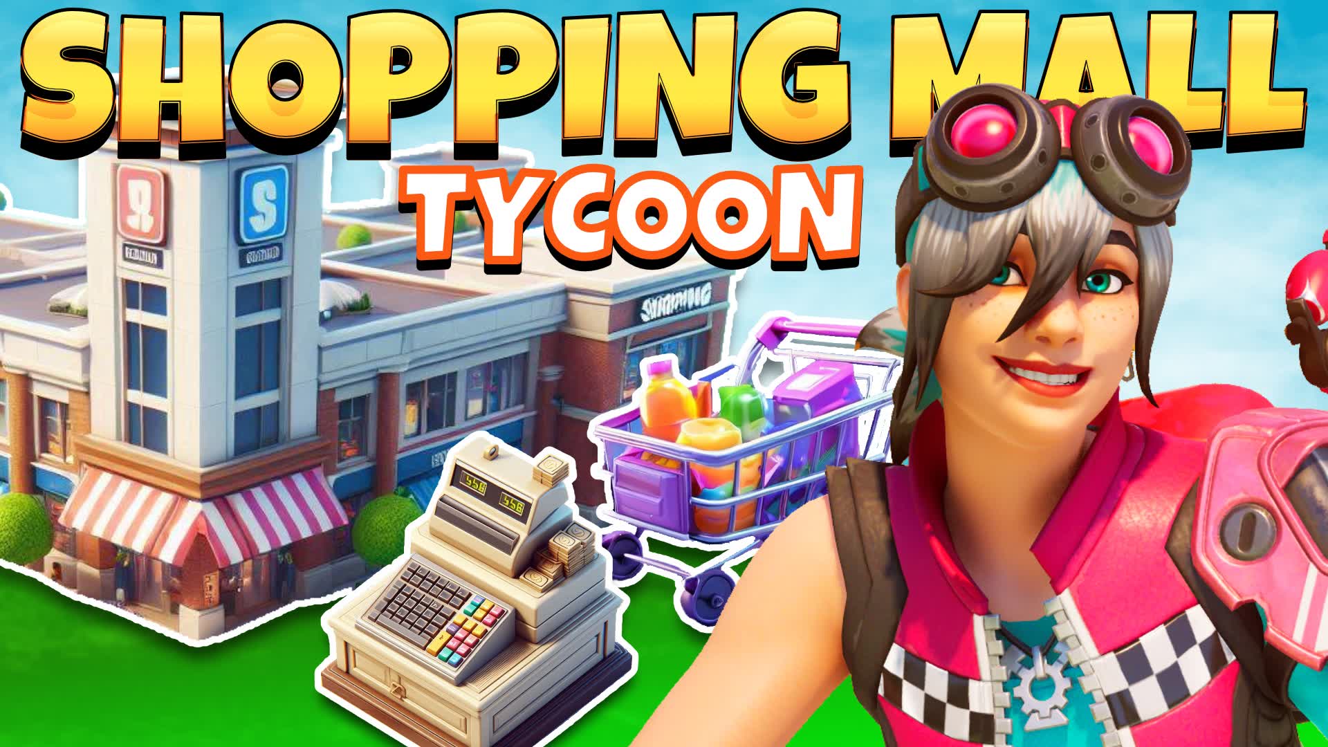 🛒Shopping Mall Tycoon🛒 [ wololo ] – Fortnite Creative Map Code