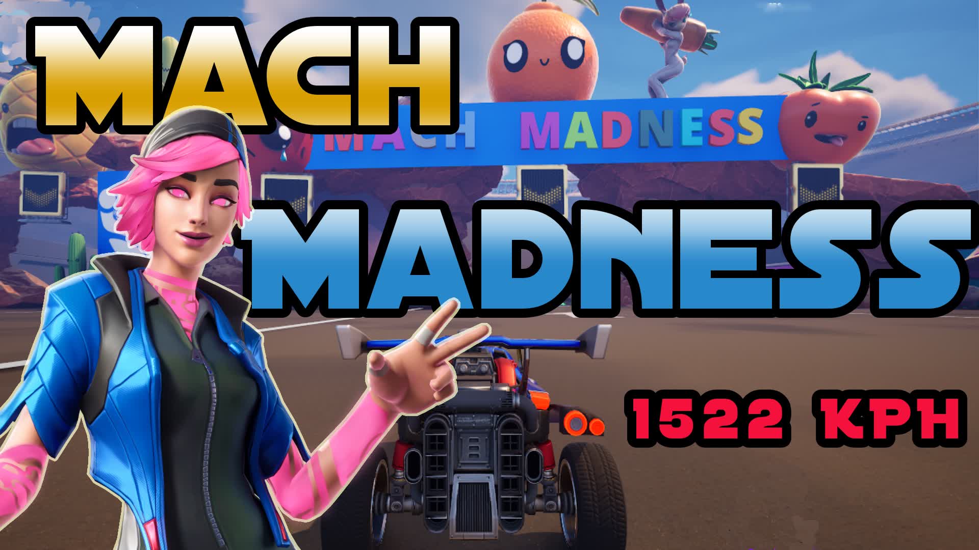 Mach Madness SpeedRun [ chaslaser ] – Fortnite Creative Map Code