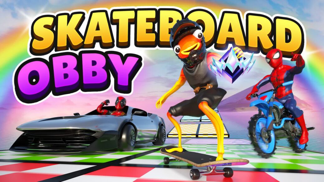 🛹 SUMMER SKATEBOARD OBBY PARKOUR 🌈 [ fortcraft_maps ] – Fortnite ...