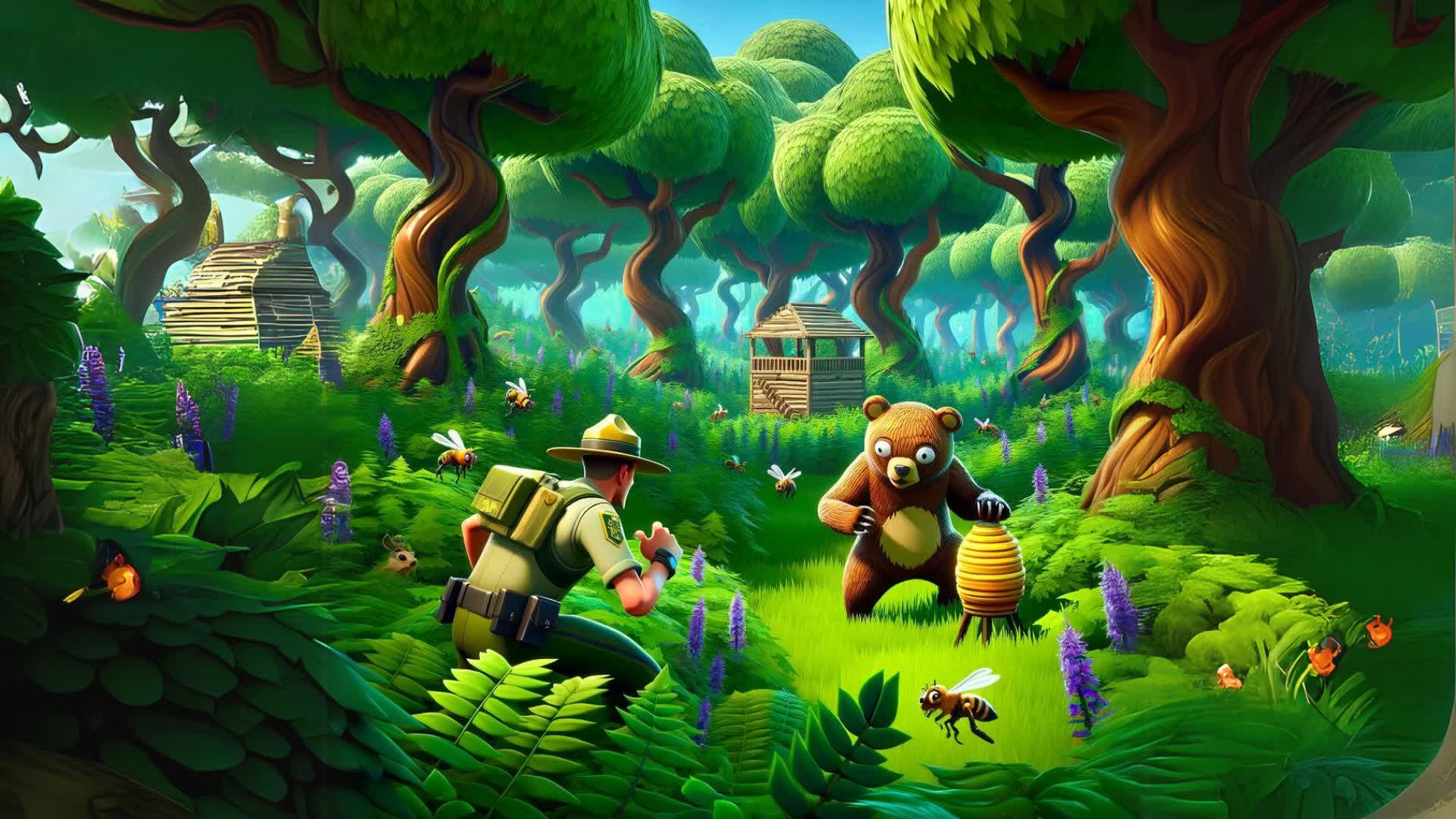 Yogi Bear's Adventure Park: Forest Quest [ tented ] – Fortnite Creative Map Code