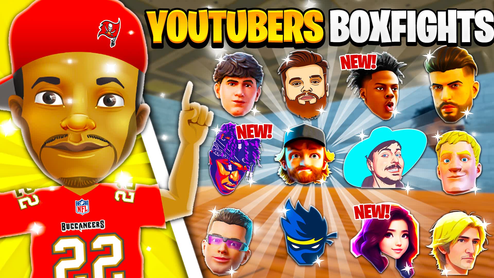 YOUTUBER BOXFIGHTS 📦 [ teamfrags ] – Fortnite Creative Map Code