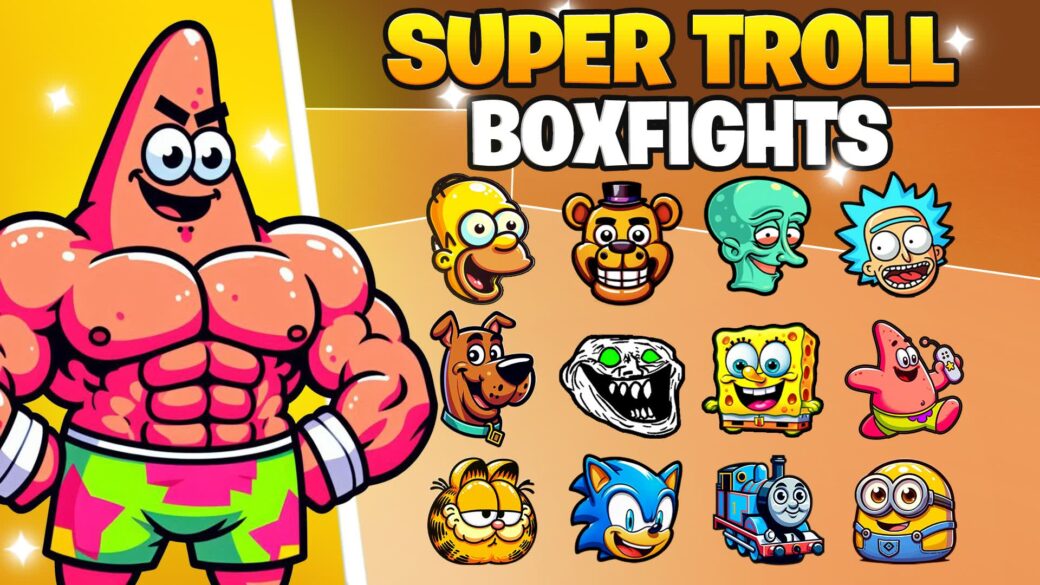 😂 SUPER TROLL BOXFIGHTS 📦 [ sowx ] – Fortnite Creative Map Code