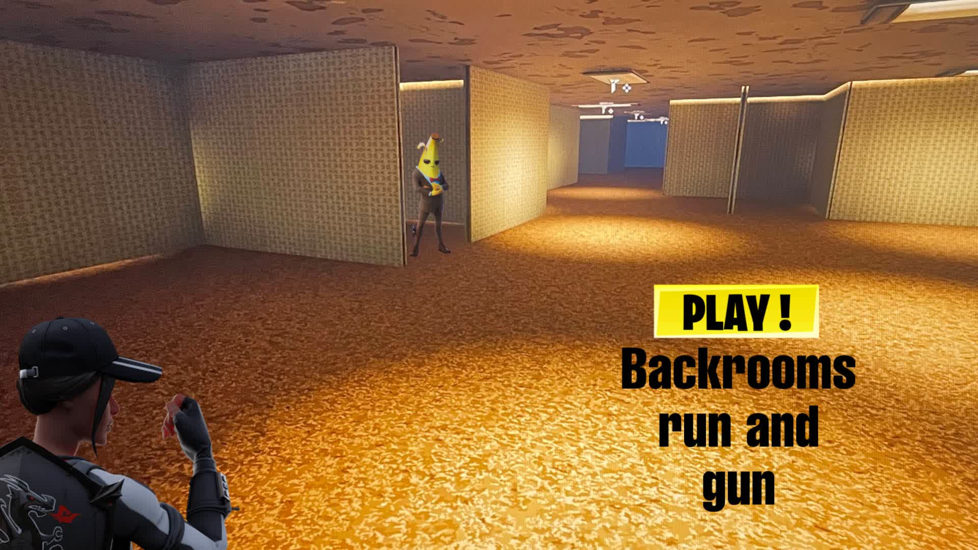 Backrooms run and gun [ fortcraft ] – Fortnite Creative Map Code