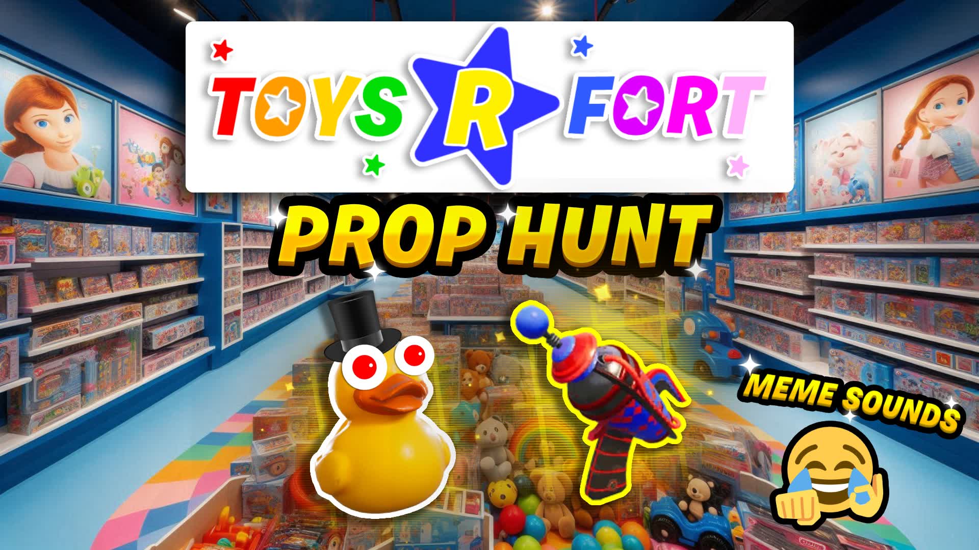 TOYS R FORT PROP HUNT 🛒 [ baregrizzly ] – Fortnite Creative Map Code
