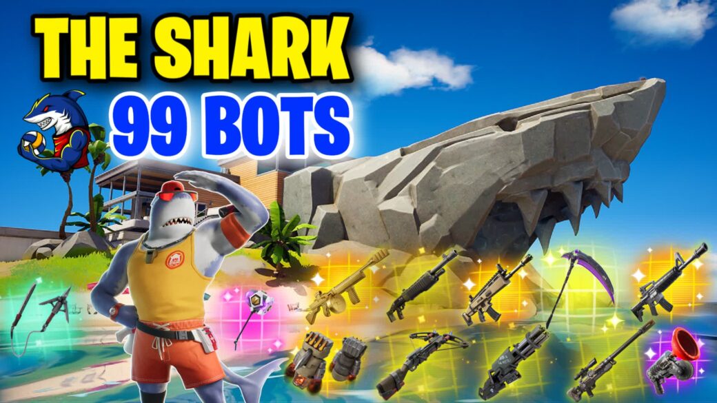 🦈 99 BOTS THE SHARK 🦈 - HERO ONE SHOT⭐ [ raf7-xp-bhe-red ] – Fortnite ...