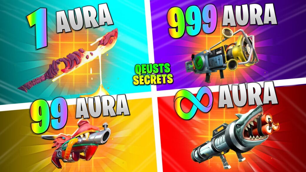 😎AURA GUN GAME🌟CUSTOM GUNS🎯 [ ronen ] – Fortnite Creative Map Code