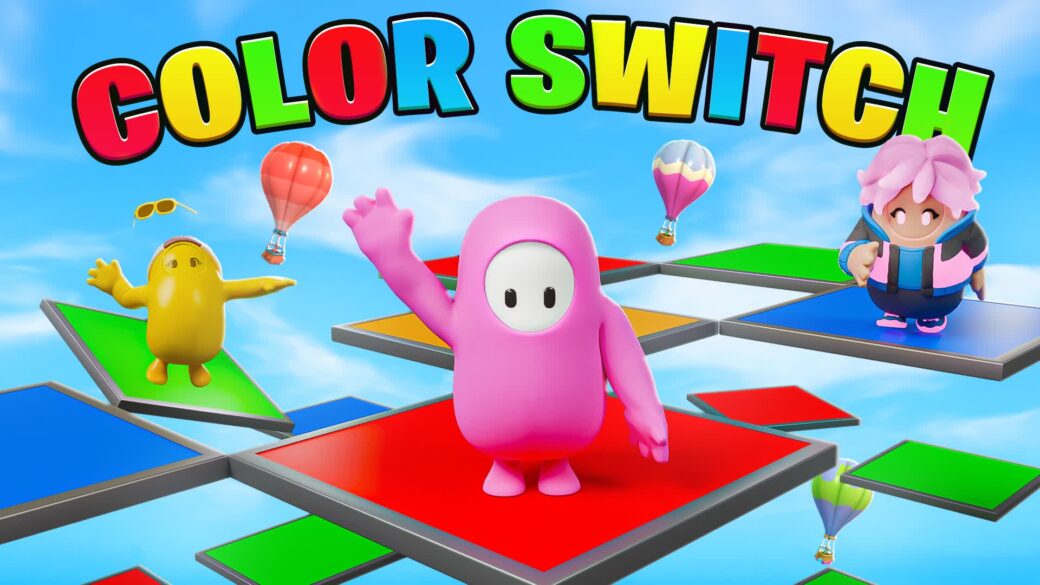 🌈FALL GUYS - COLOR SWITCH⭐ [ mohze ] – Fortnite Creative Map Code