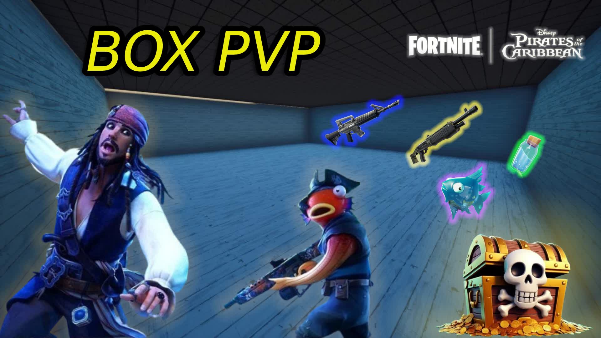 🏴‍☠️Pirates of BOX PvP📦 [ danuelski ] – Fortnite Creative Map Code