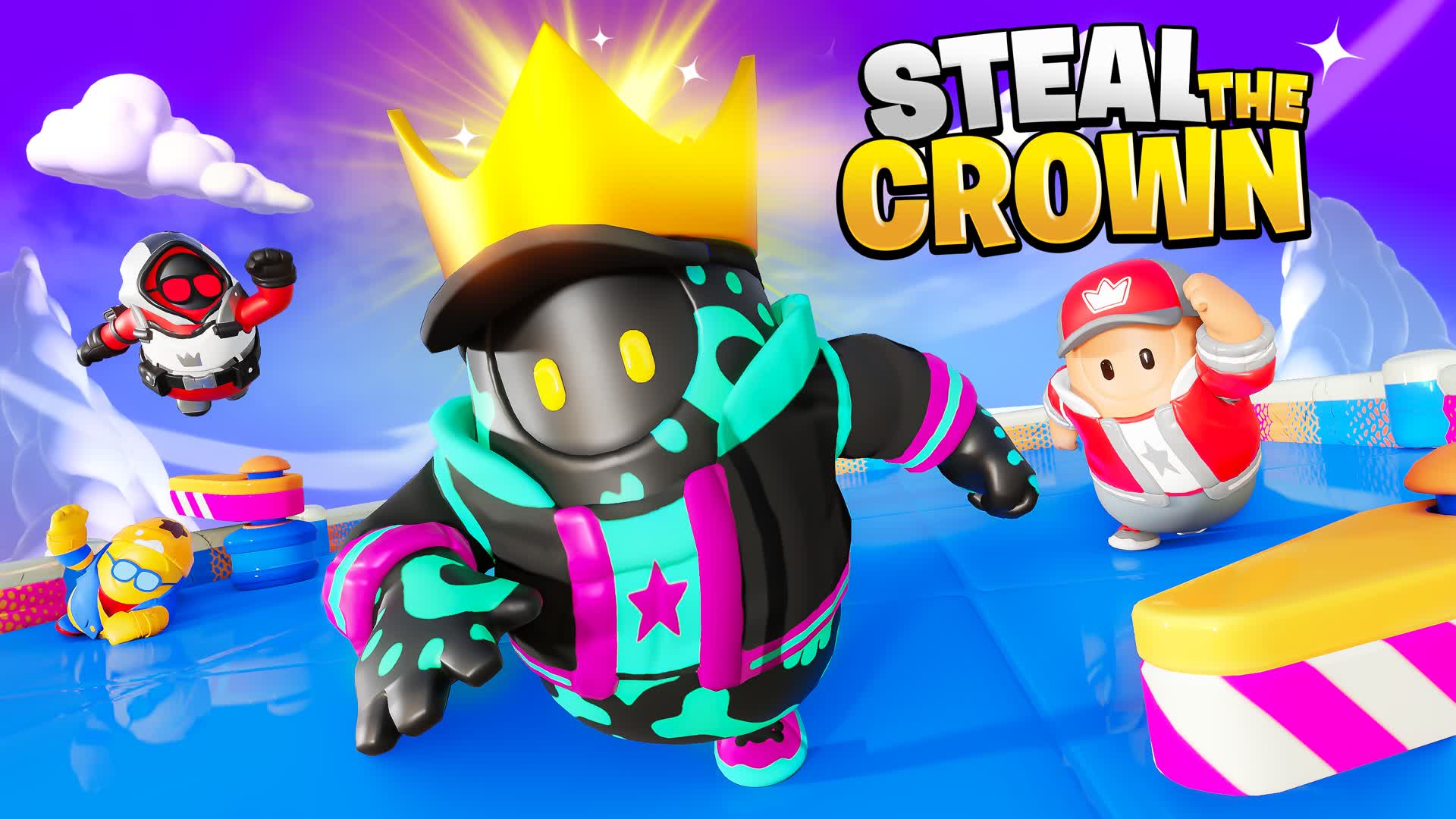 Steal The Crown 👑 FALL GUYS TAG [ dudiing ] – Fortnite Creative Map Code