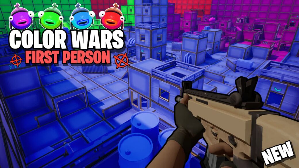 Color Wars FPS 🌈 [ starrex ] – Fortnite Creative Map Code