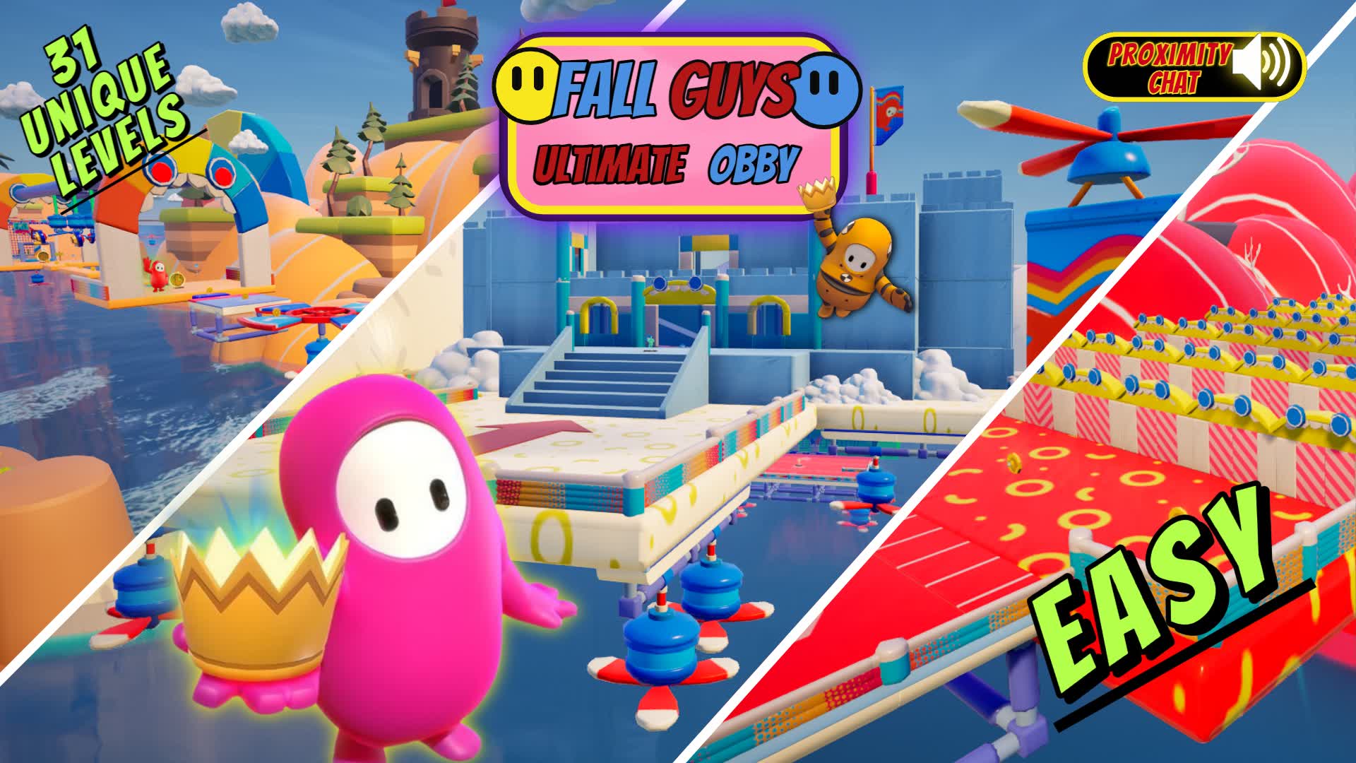 Fall Guys Ultimate Obby [ velasco ] – Fortnite Creative Map Code