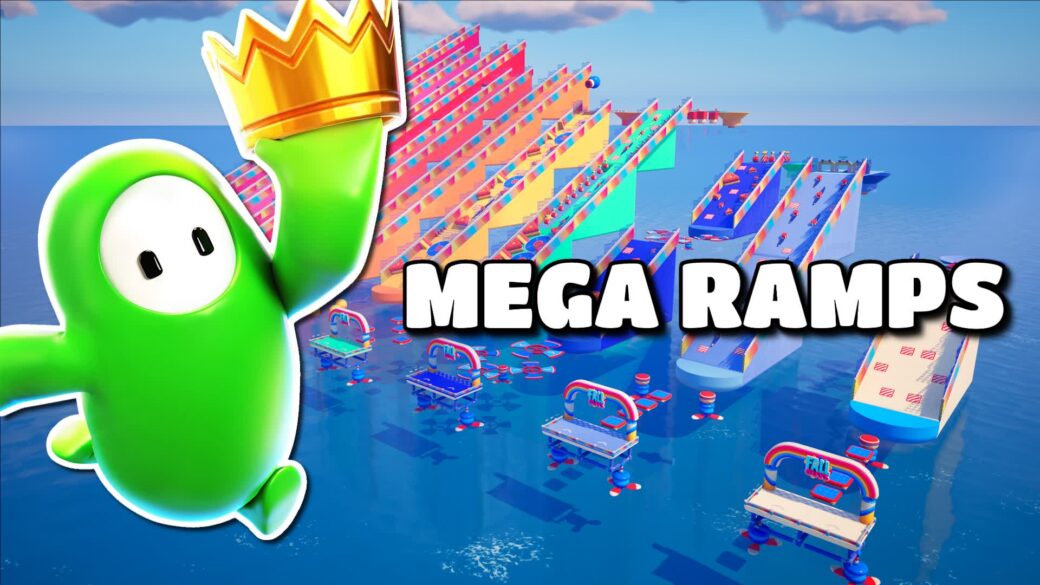 FALL GUYS MEGA RAMPS [ spectral345 ] – Fortnite Creative Map Code