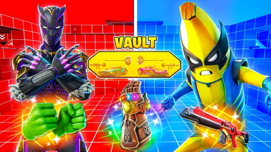 SUPER MARVEL 🔴🔵 RED VS BLUE ⭐ HERO [ crxmsonfire ] – Fortnite Creative ...