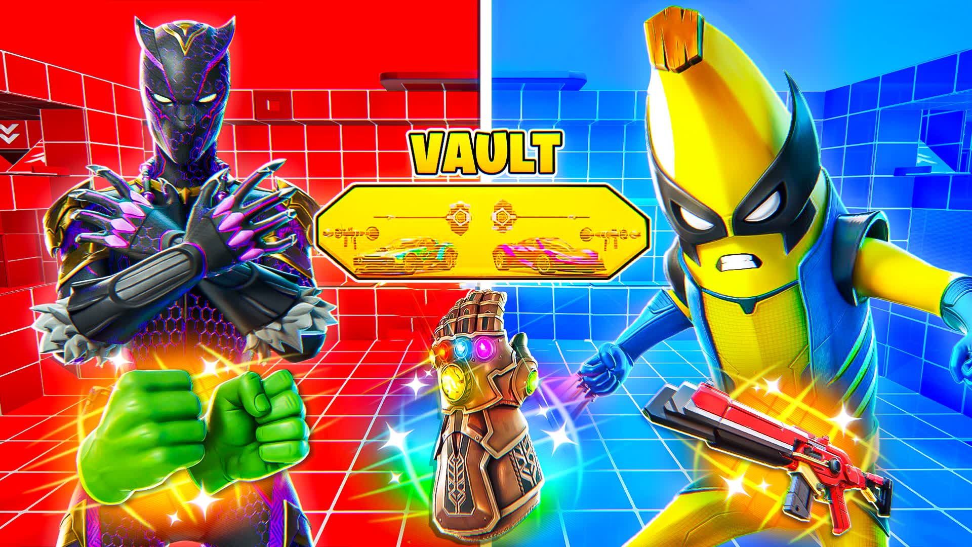 SUPER MARVEL 🔴🔵 RED VS BLUE ⭐ HERO [ crxmsonfire ] – Fortnite Creative ...