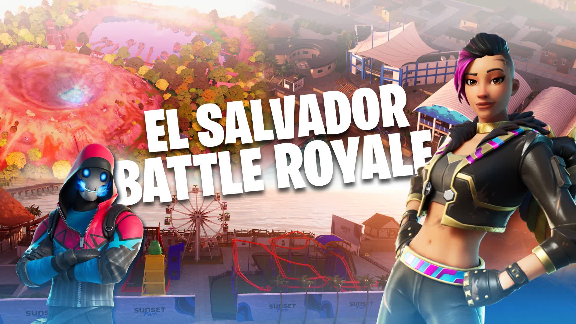 SURF CITY 🏄‍♂️ VS VOLCÁN SANTA ANA🌋 [ ggtech ] – Fortnite Creative Map Code