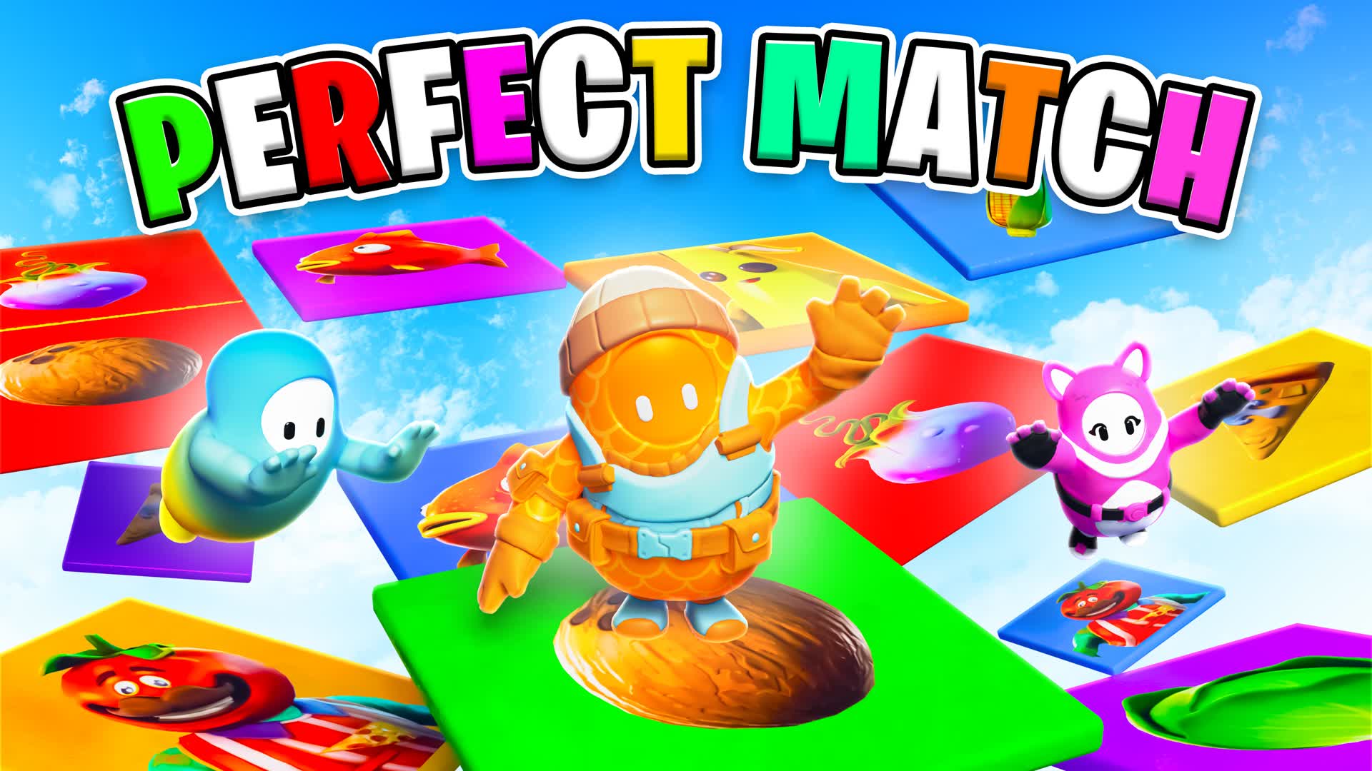 FALL GUYS PERFECT MATCH 🌈 [ ohpl ] – Fortnite Creative Map Code
