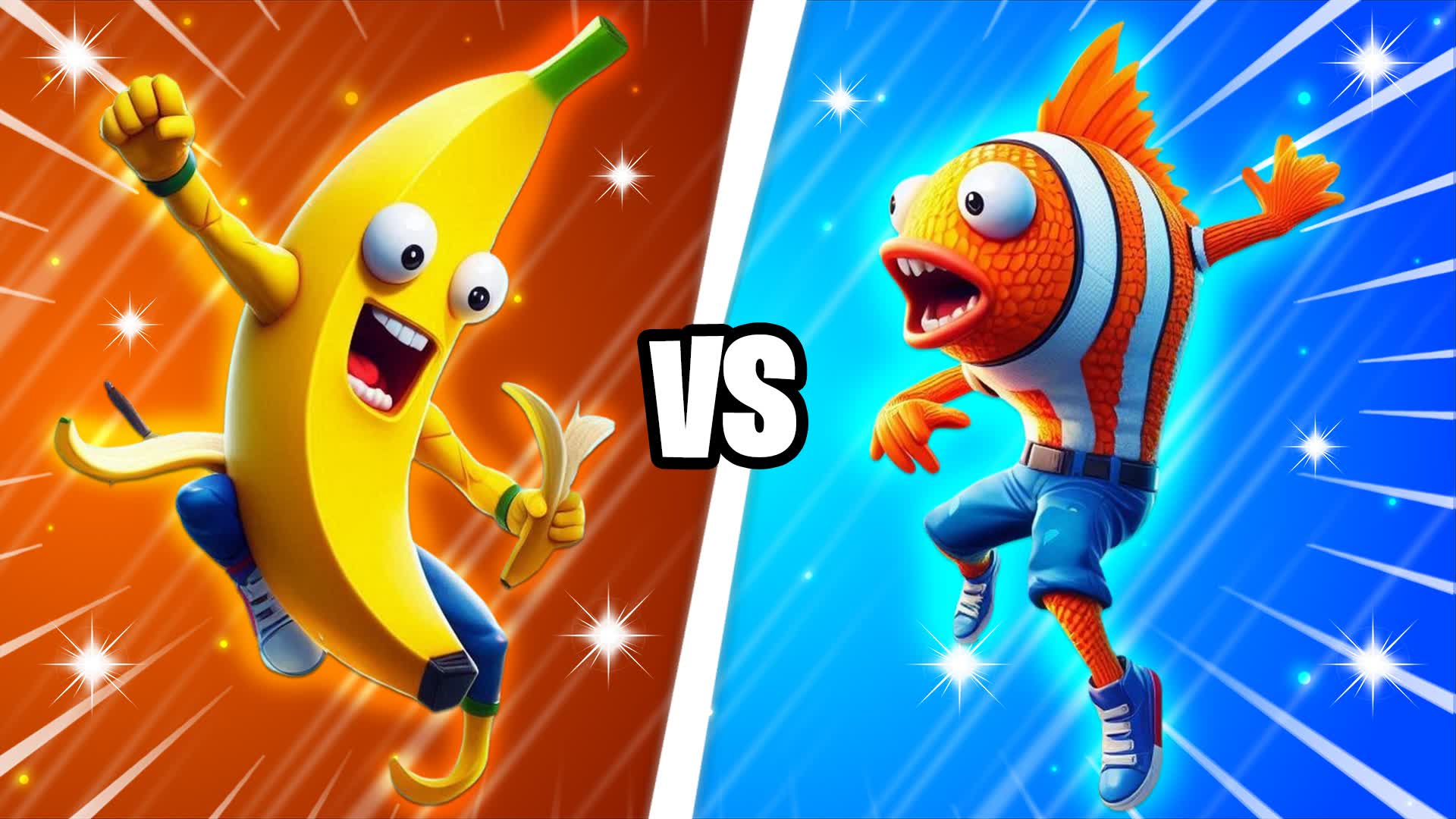 🍌Peely Vs Fishstick🦈 [ shzd ] – Fortnite Creative Map Code