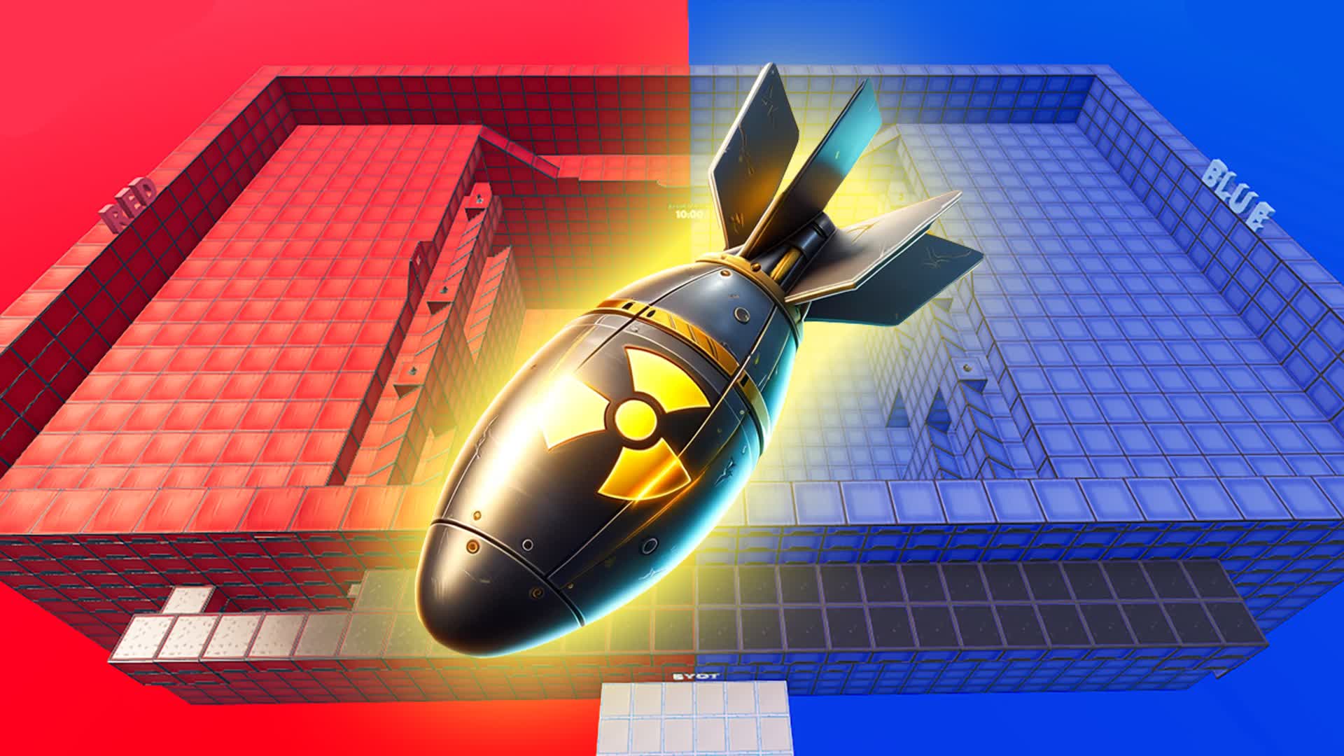 NUKE RED vs BLUE 🔴🔵 RANKED [ roadto100k ] – Fortnite Creative Map Code