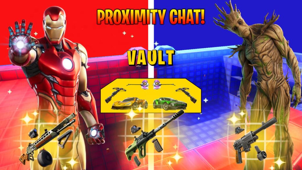 HERO RED VS BLUE 🔴🔵[UNIQUE POWERS] [ fabiansch ] – Fortnite Creative ...