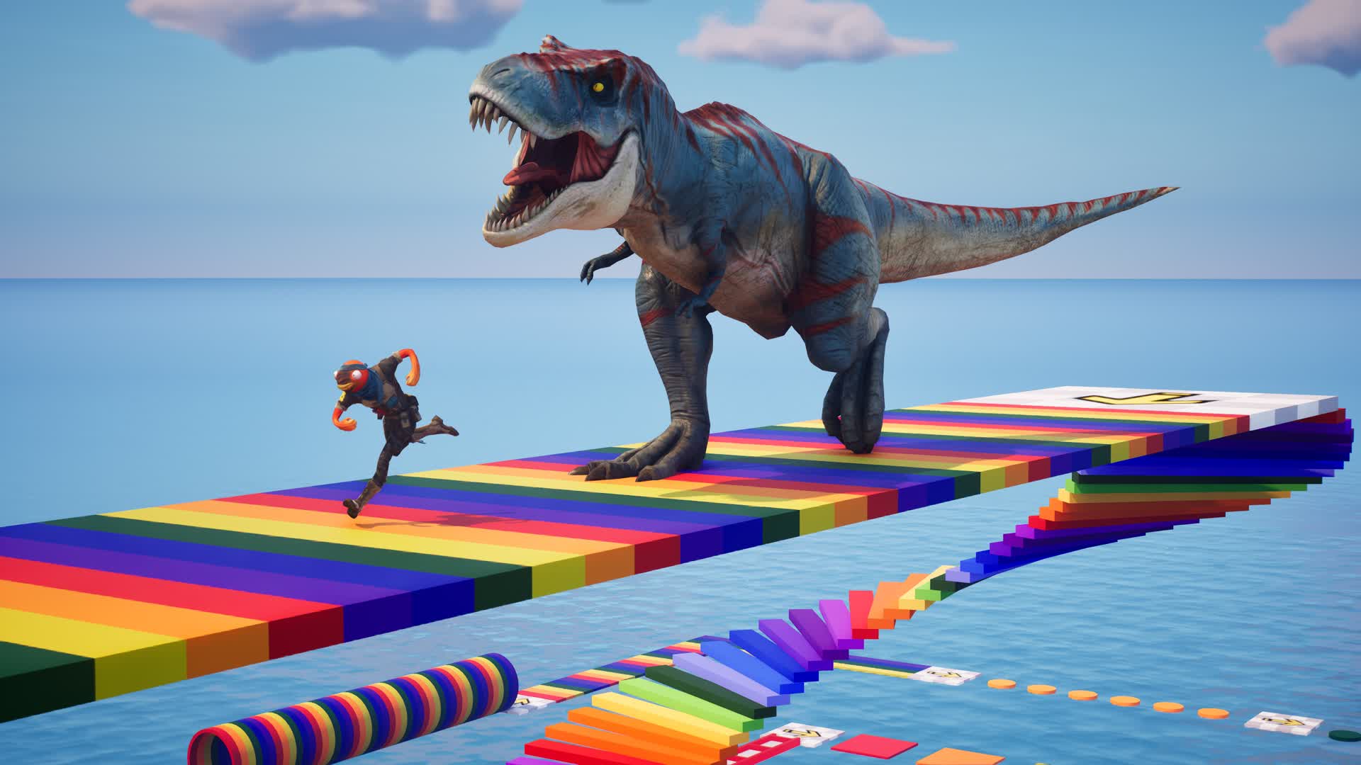 FOV SLIDER 1V1 [ orange ] – Fortnite Creative Map Code