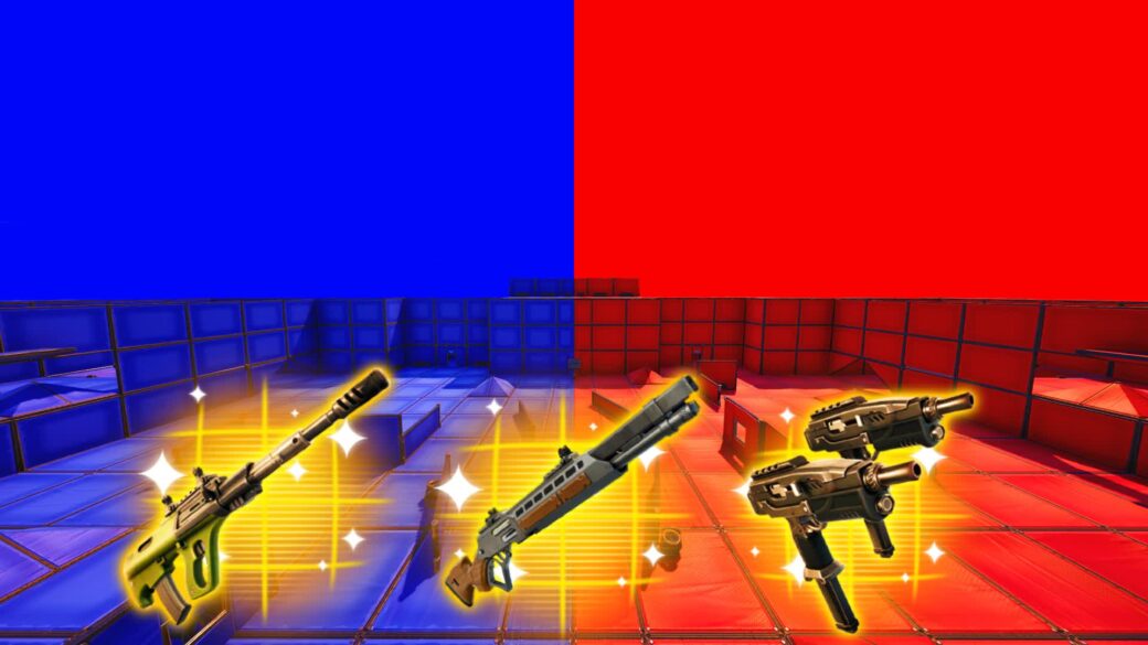 INSANE RED VS BLUE 🔴🔵 [ utg ] – Fortnite Creative Map Code