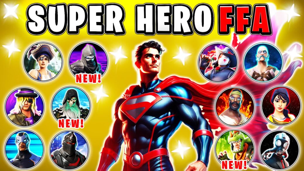 SUPER HERO FFA ⭐ [ reblanc ] – Fortnite Creative Map Code