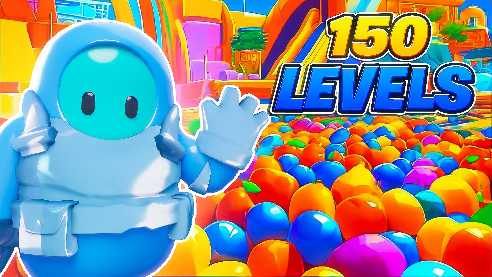 OBBY FALL GUYS PARKOUR 150+ LEVEL🌈 [ tepyrex ] – Fortnite Creative Map Code