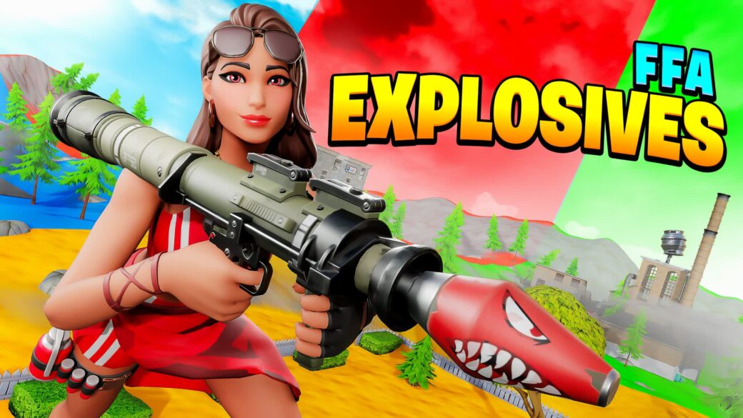 🎯SUPER ROCKET LAUNCHER FFA💥 [ killjoyfn ] – Fortnite Creative Map Code