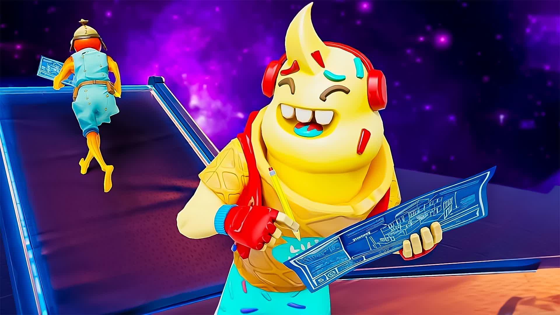 PLAY ALL SKINS 1V1 [ 7amd ] – Fortnite Creative Map Code