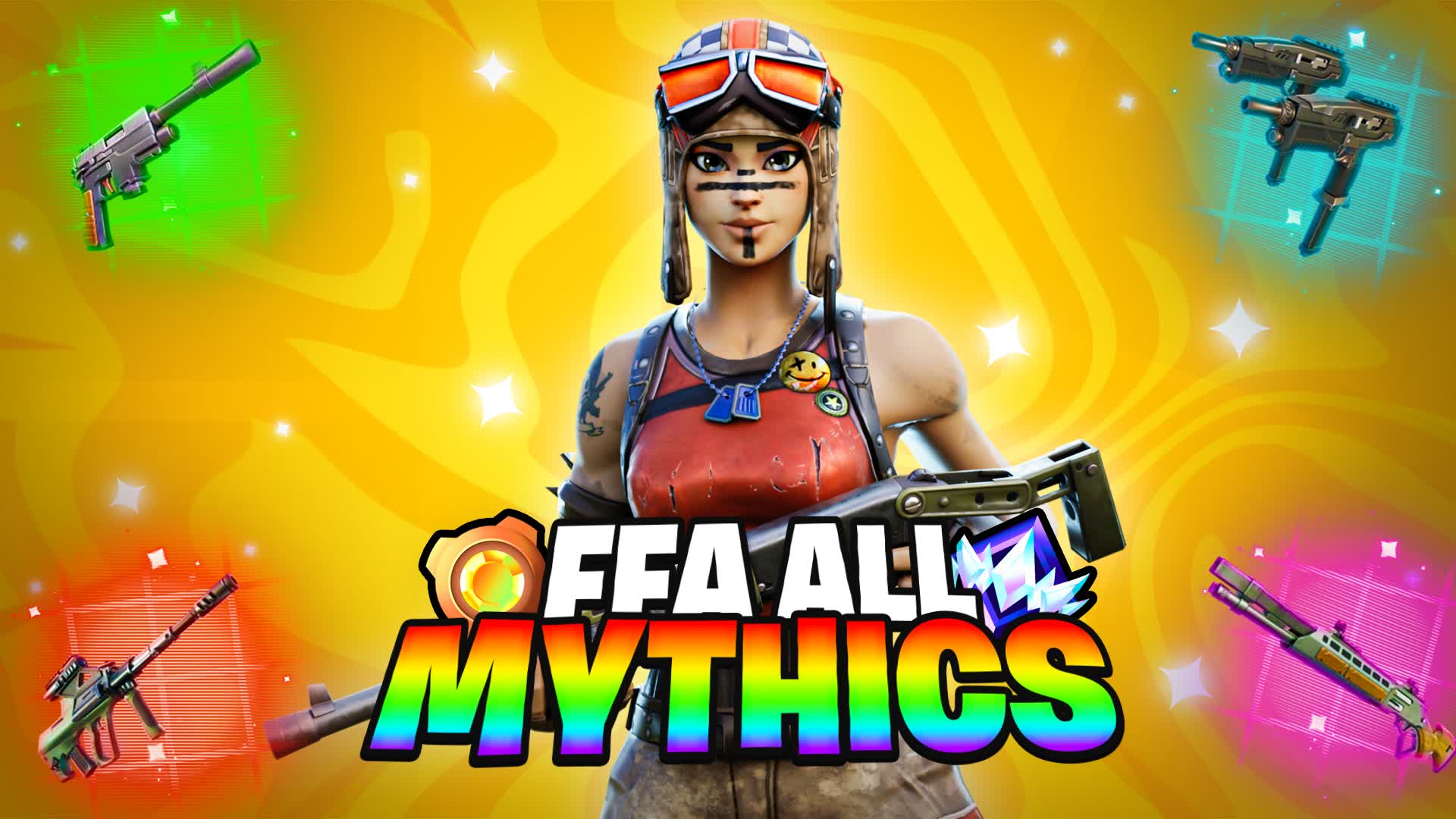 1V1 WITH ALL MYTHICS RANKED [ jsfilmz ] – Fortnite Creative Map Code