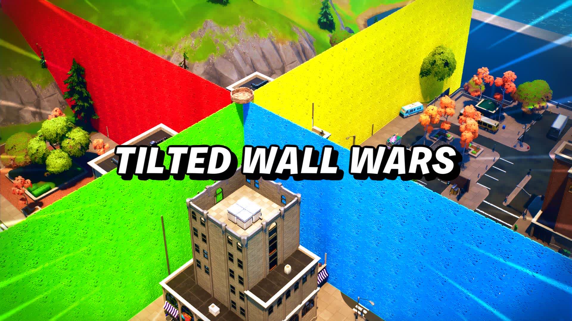 Tilted Wall Wars [ logiebear ] – Fortnite Creative Map Code