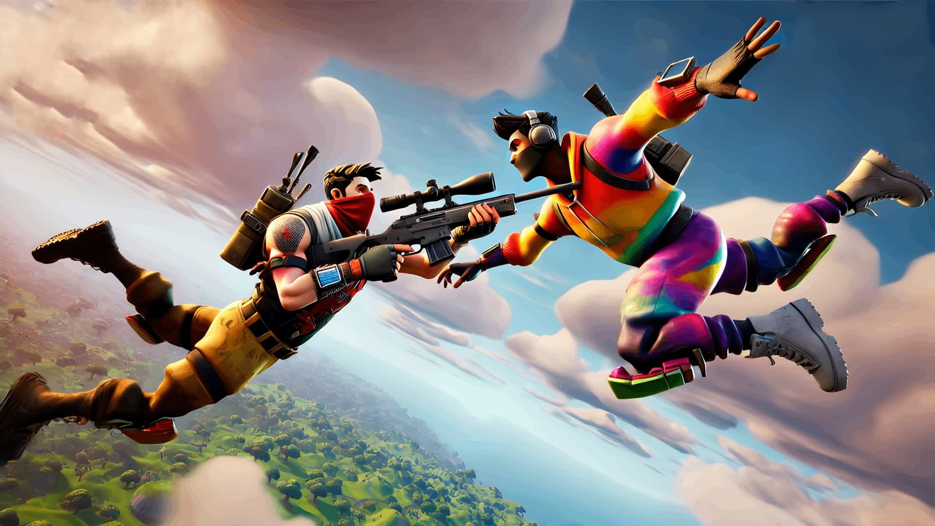 Impossible 1V1 Trick shot [ ray-a-raj ] – Fortnite Creative Map Code