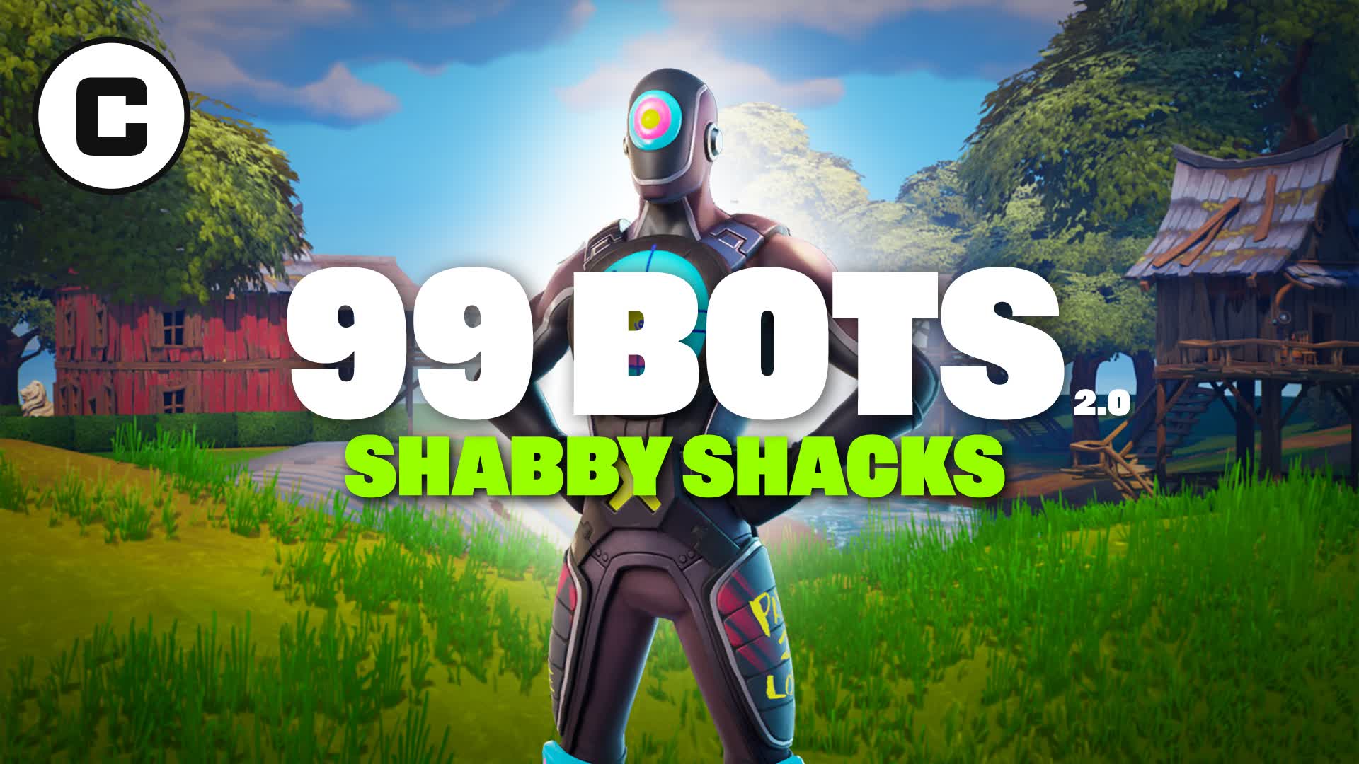 99 BOTS SHABBY SHACKS BOT ROYALE 🏆 [ cyniktg ] – Fortnite Creative Map Code