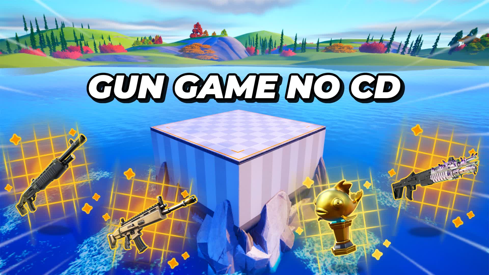 Gun Game No Cooldown [ logiebear ] – Fortnite Creative Map Code