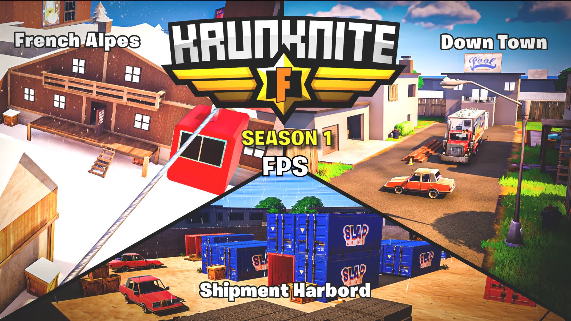 KrunkNite - FPS [ spongebob_lab ] – Fortnite Creative Map Code